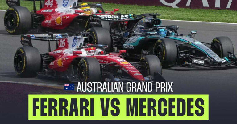Ferrari strategy call scrutinised as Russell leads Mercedes 1-2 in ...
