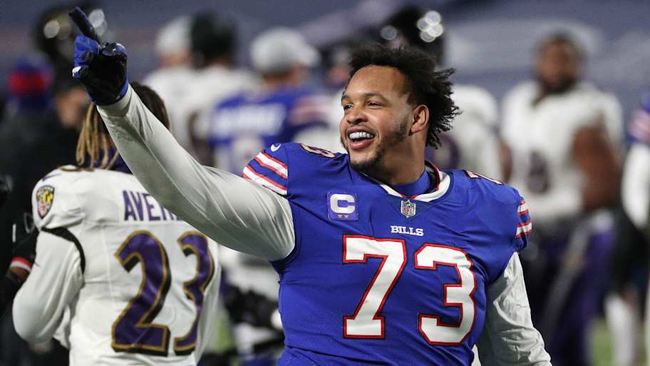 Bills' Dion Dawkins provokes Logan Paul in celebrity boxing saga