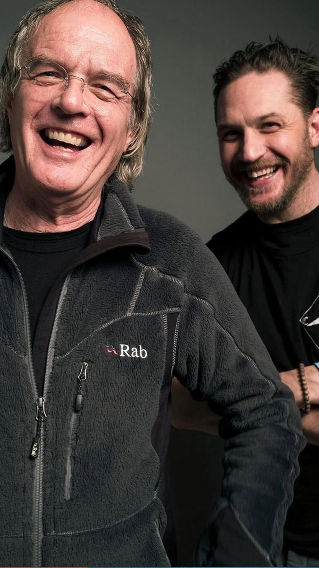 Dad jokes with Tom Hardy and his dad are so wholesome