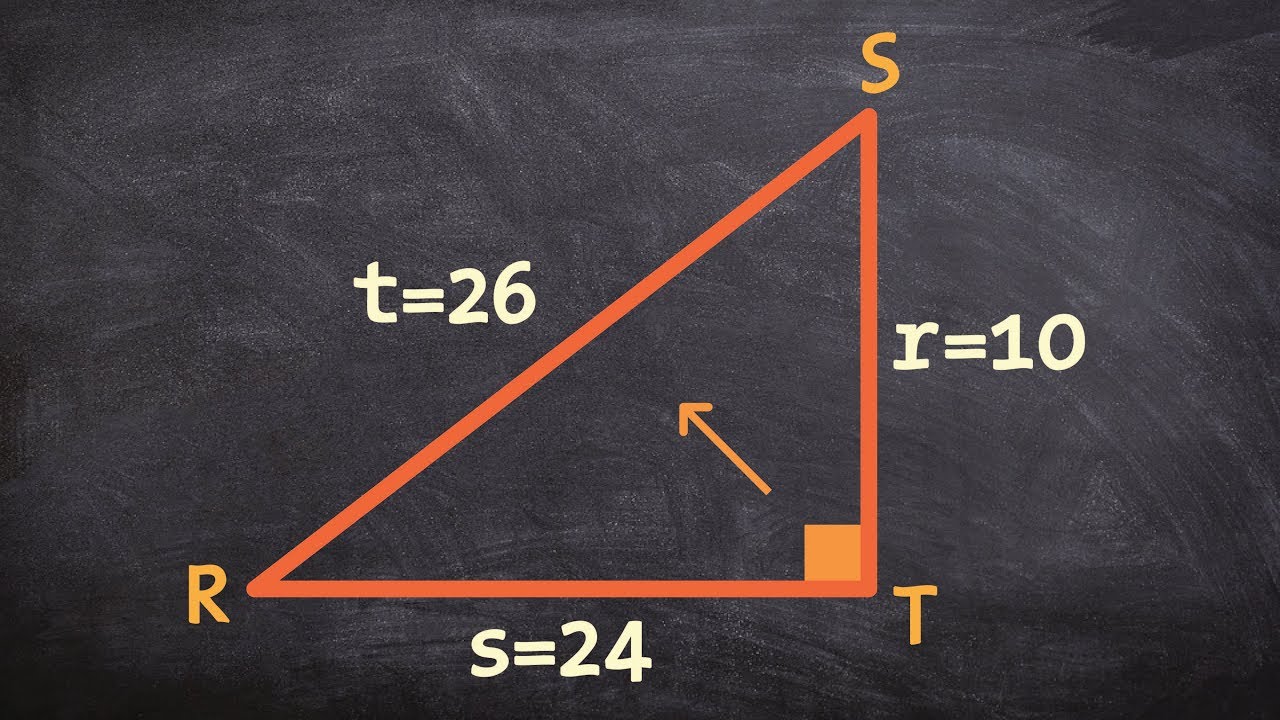 How to determine the three trigonometric ratios for a triangle
