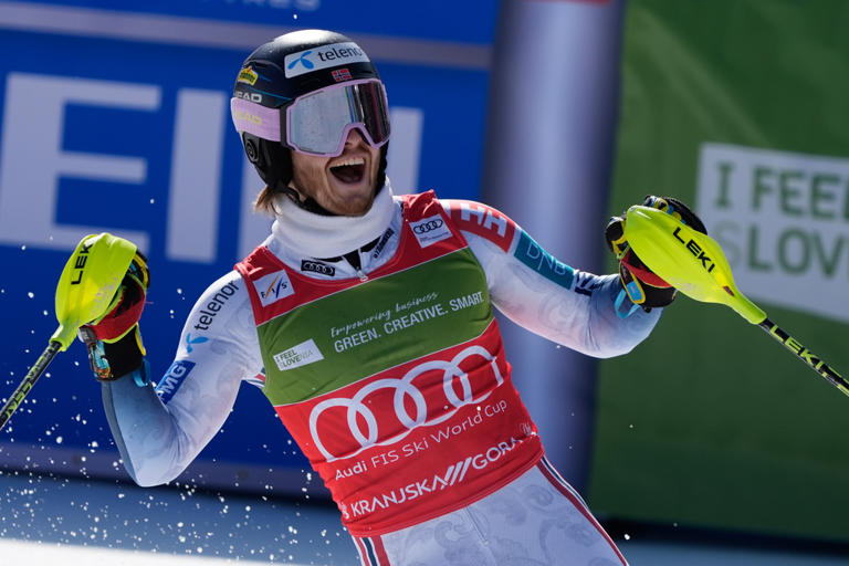 Atle Lie McGrath wins first World Cup slalom since his Olympic exit ...