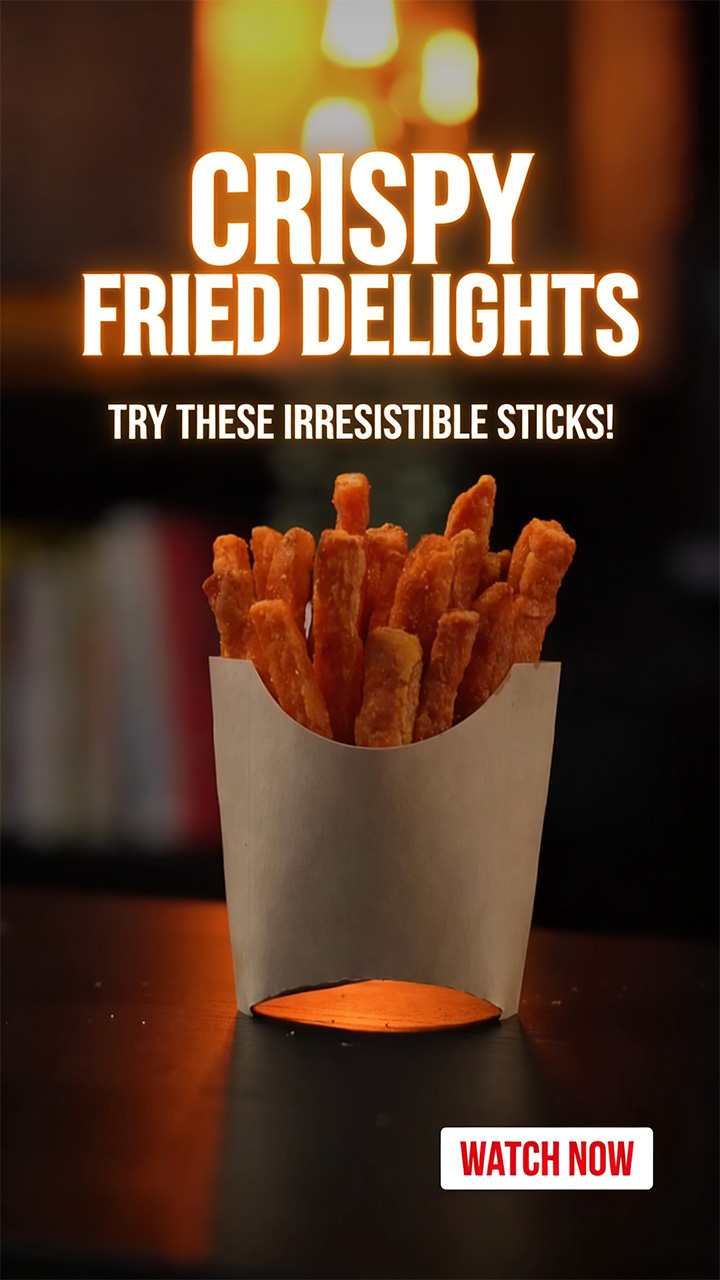 Homemade sweet potato fries: Crispy, golden & delicious snack idea