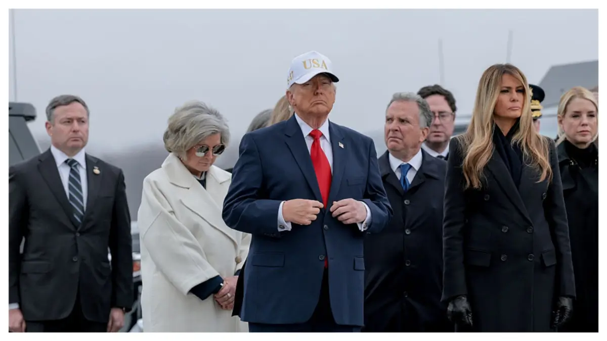 Trump Sparks Outrage After Breaking Protocol with His Basbeball Cap at ...