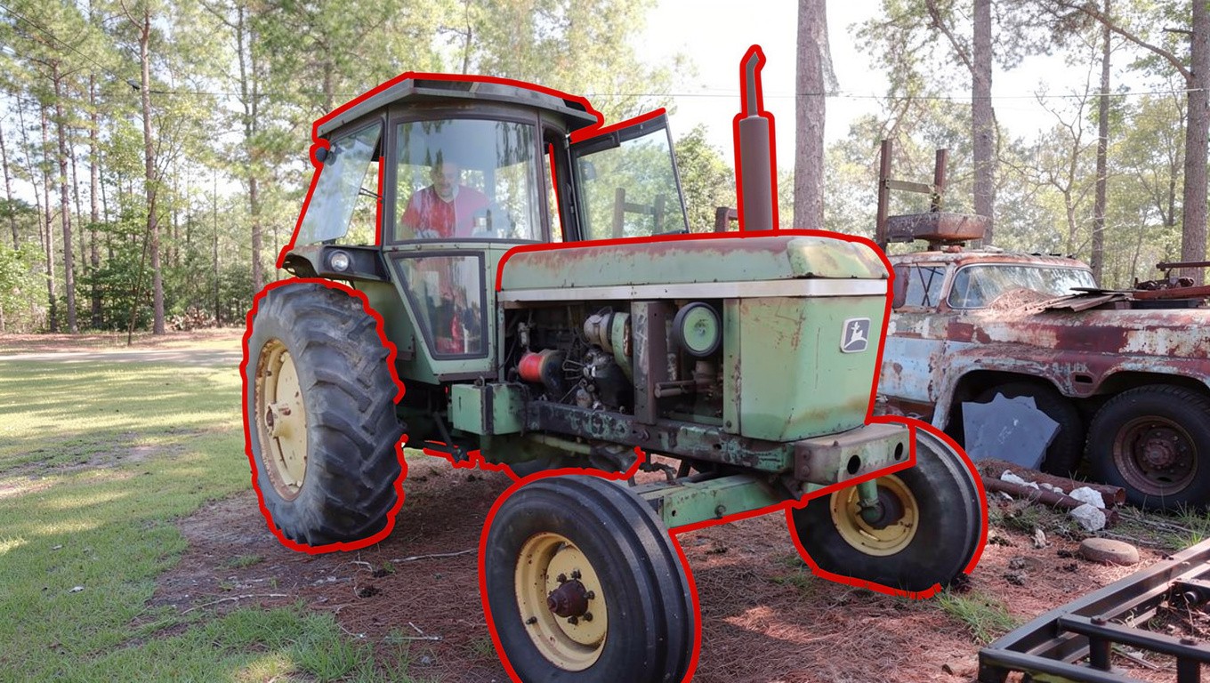 Forgotten John Deere tractor with hidden problems