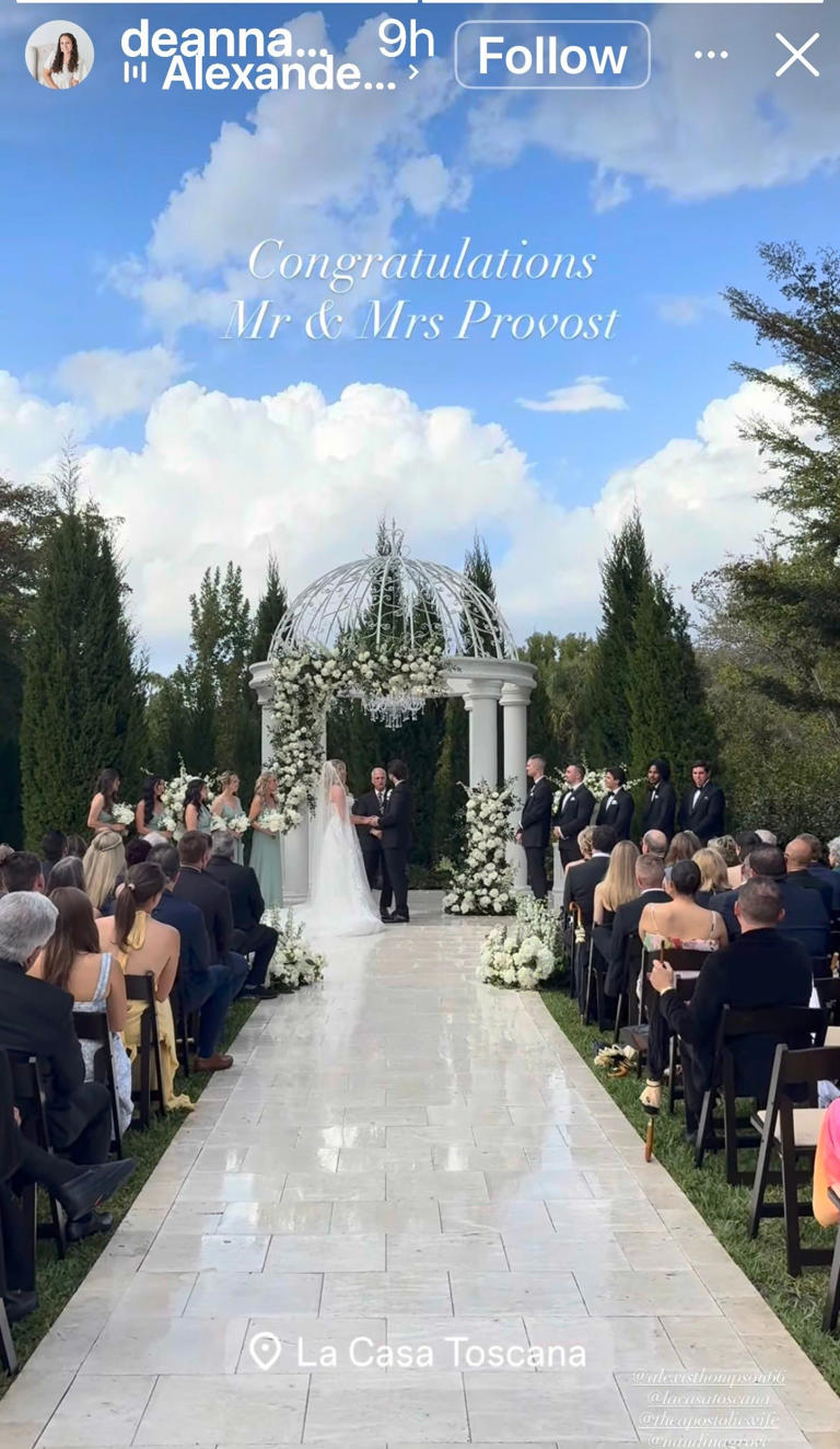 Lexi Thompson weds Max Provost at Tuscan-style estate. See the photos