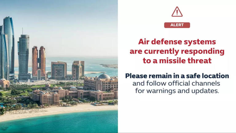 UAE issues high alert in Abu Dhabi as defence operations respond to ...