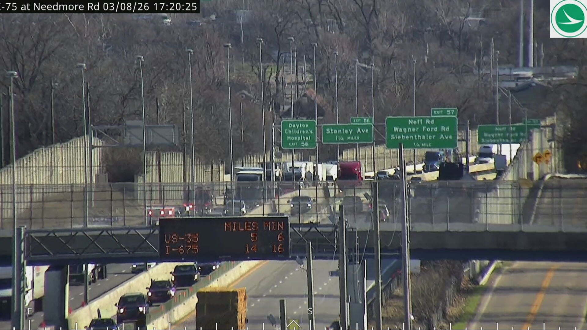Update: All lanes open after crash in I-75 construction zone