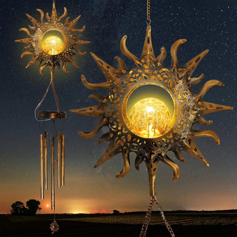 Grab Walmart's $20 solar wind chimes in stunning designs for your patio