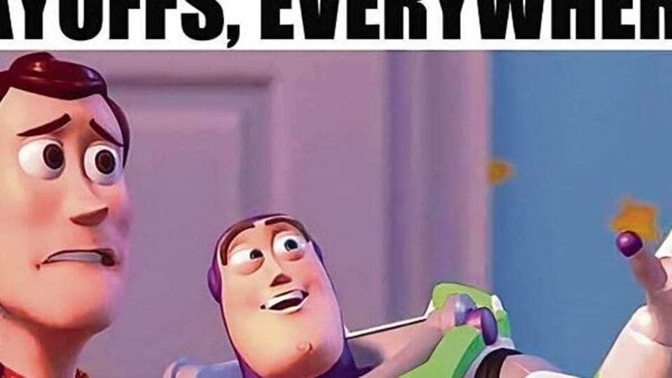 How layoffs became fodder for memes