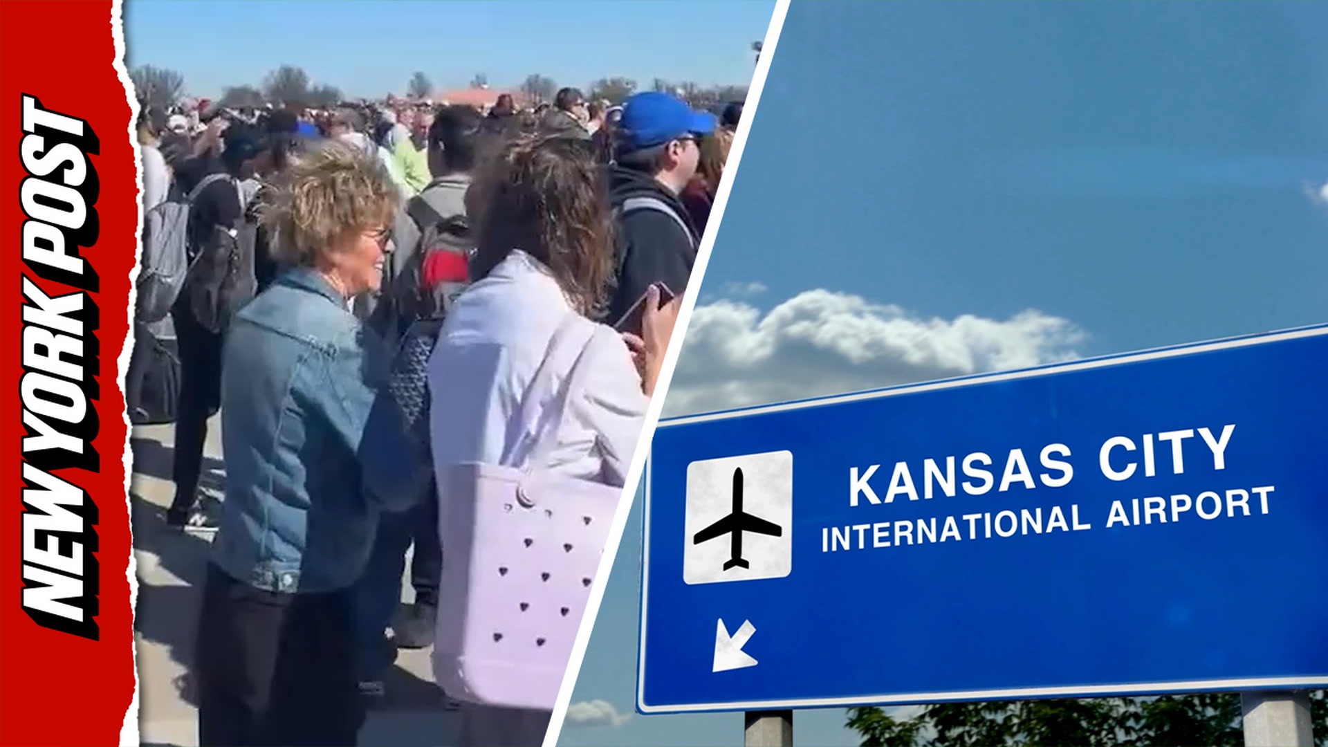 Kansas City International Airport evacuated as passengers rushed onto ...