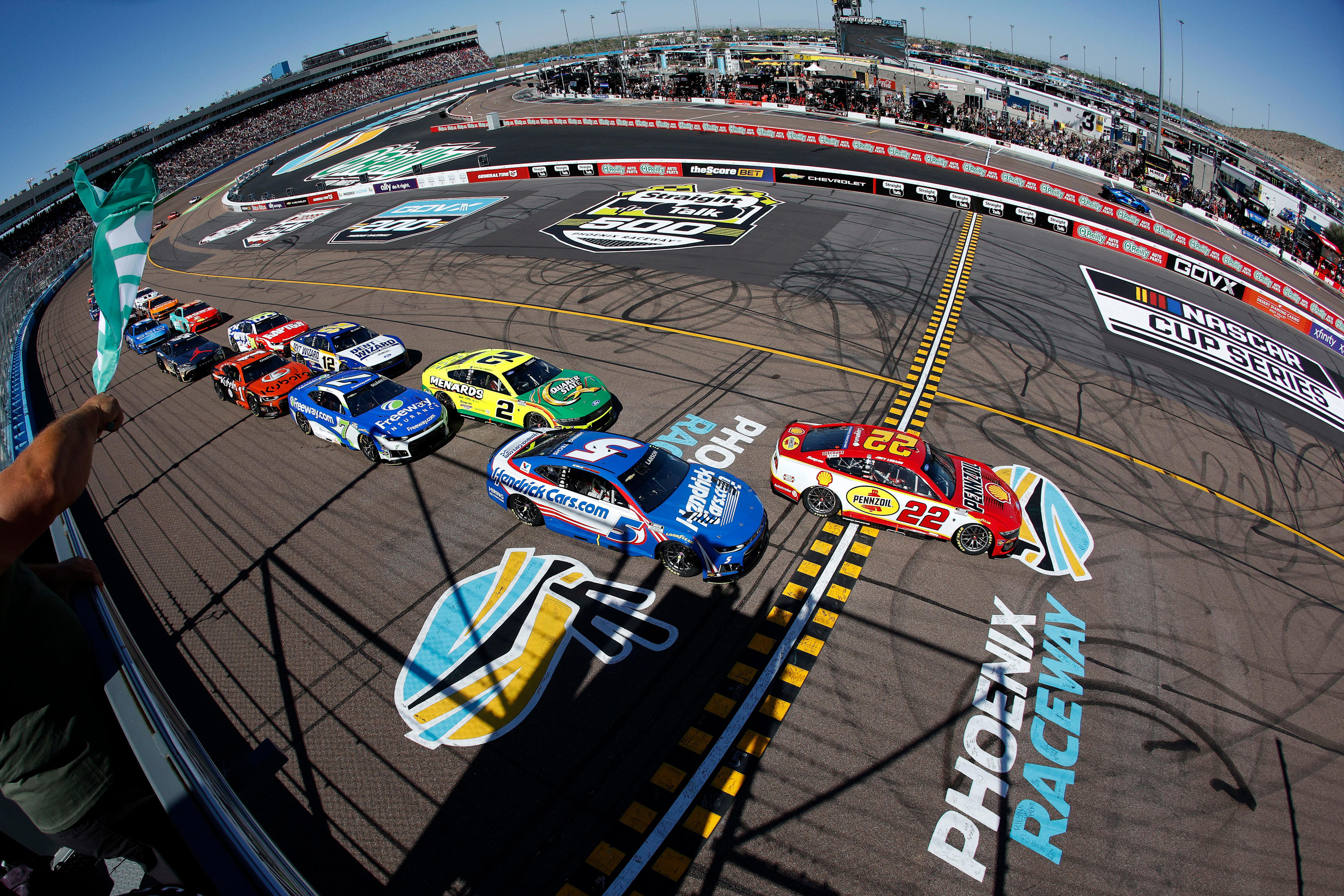 Joey Logano crash at Phoenix NASCAR race destroys polesitter's car