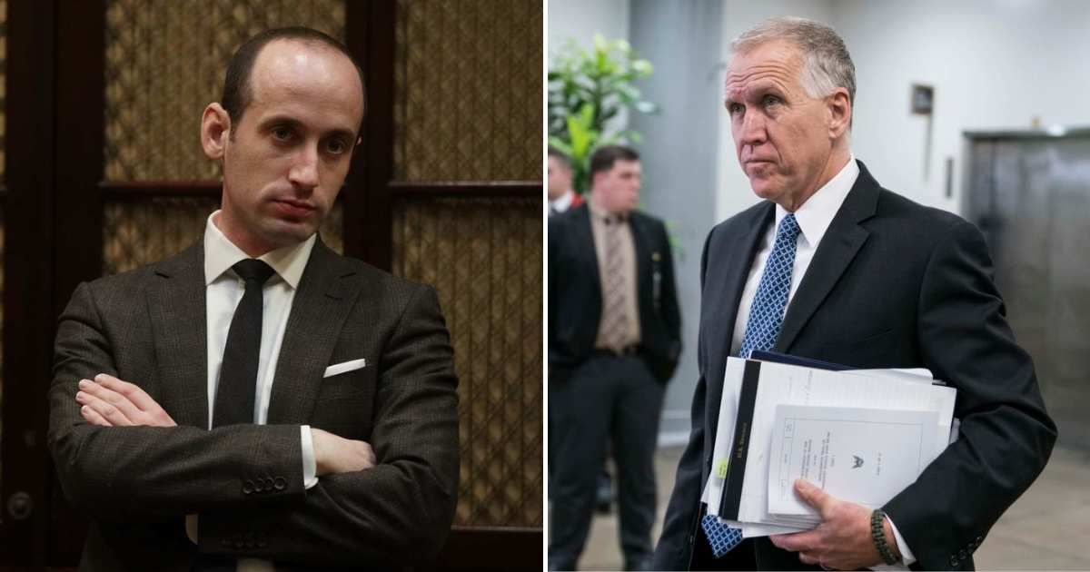 GOP Senator Tillis brands Stephen Miller a 'big problem' and demands he ...