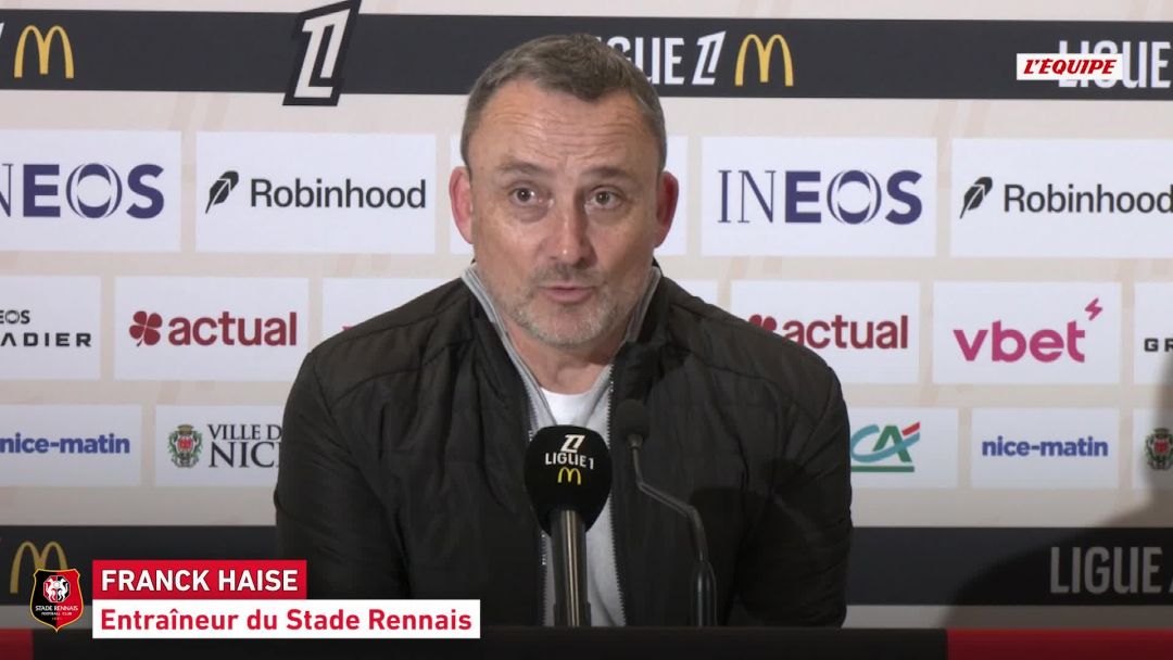 Franck Haise après la large victoire de Rennes à Nice : « Une bonne ...