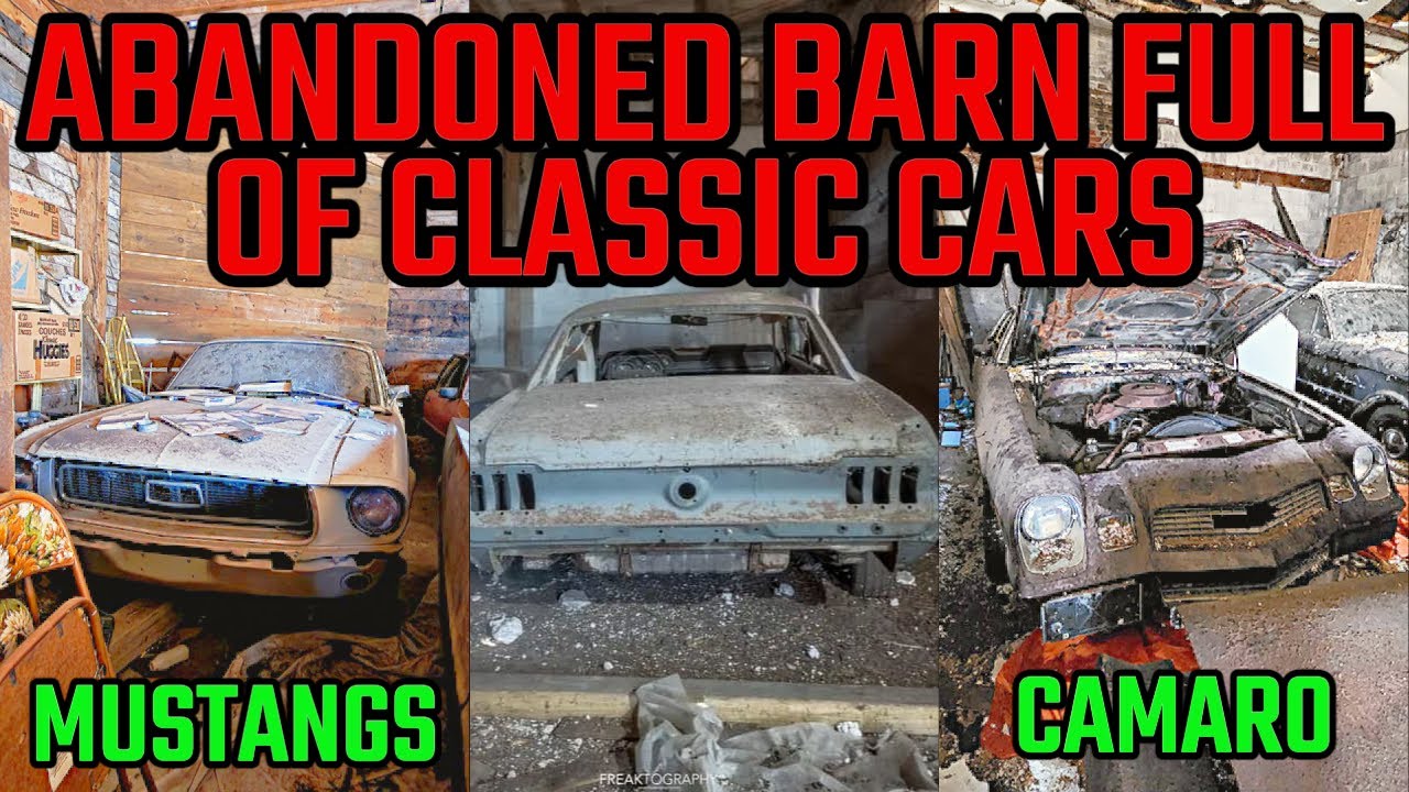 Amazing barn find – dozens of abandoned classic cars on a forgotten farm