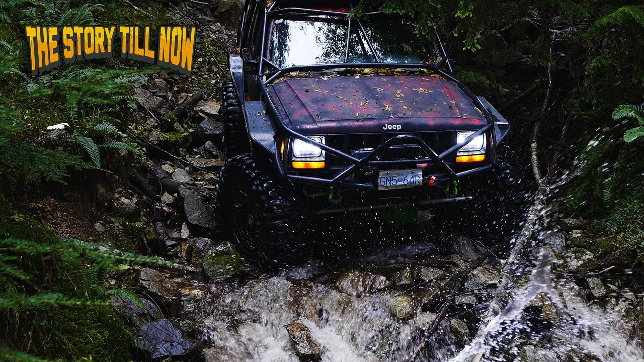 Exploring trails covered in water
