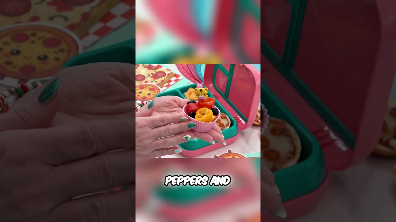 Mini pizza fruit snacks: Fun & easy lunch idea! #shorts