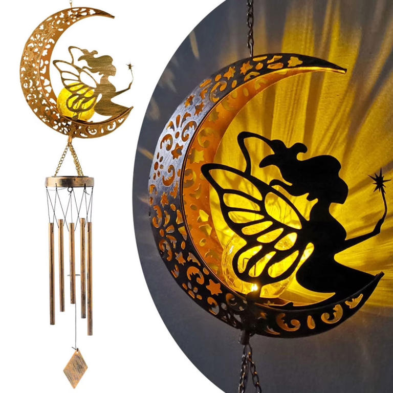 Grab Walmart's $20 solar wind chimes in stunning designs for your patio