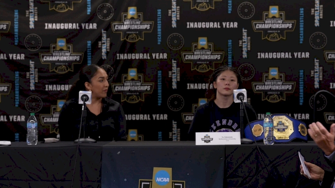Yu Sakamoto (McKendree) 117lbs champion | 2026 NCAA women's wrestling ...