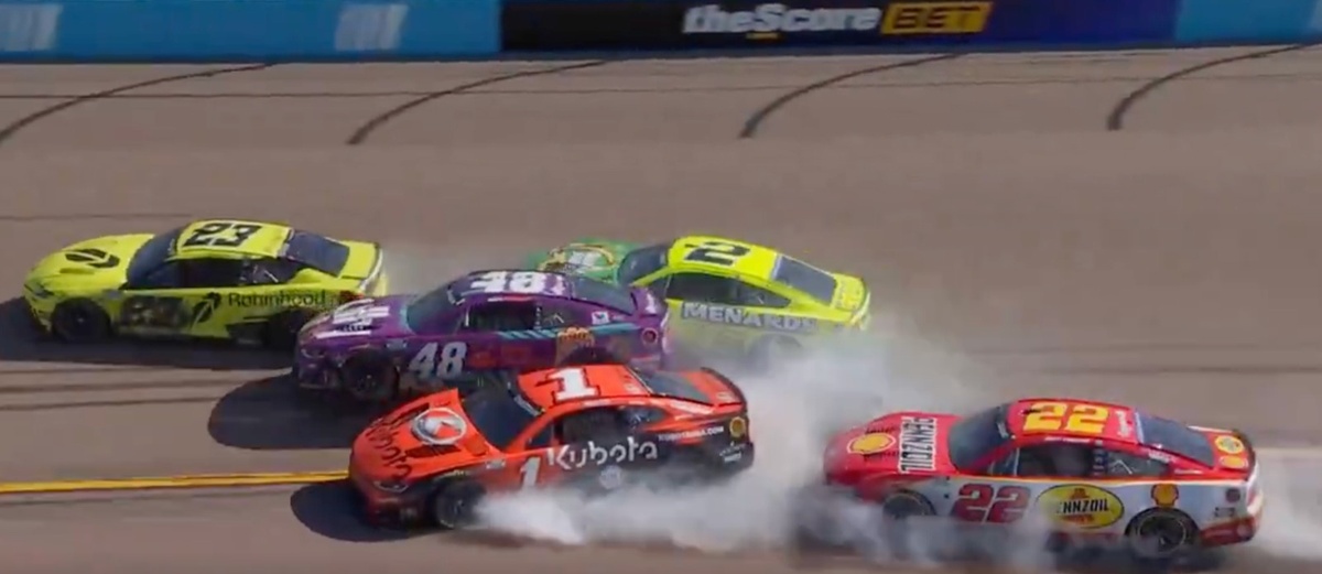 Joey Logano takes responsibility for violent restart crash after 'rough ...