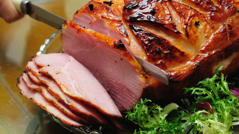 The old-fashioned way to make baked ham called for this classic drink