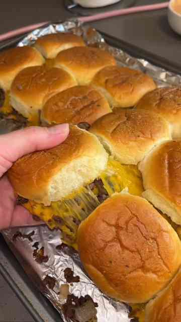 Kid friendly cheeseburger sliders made easy