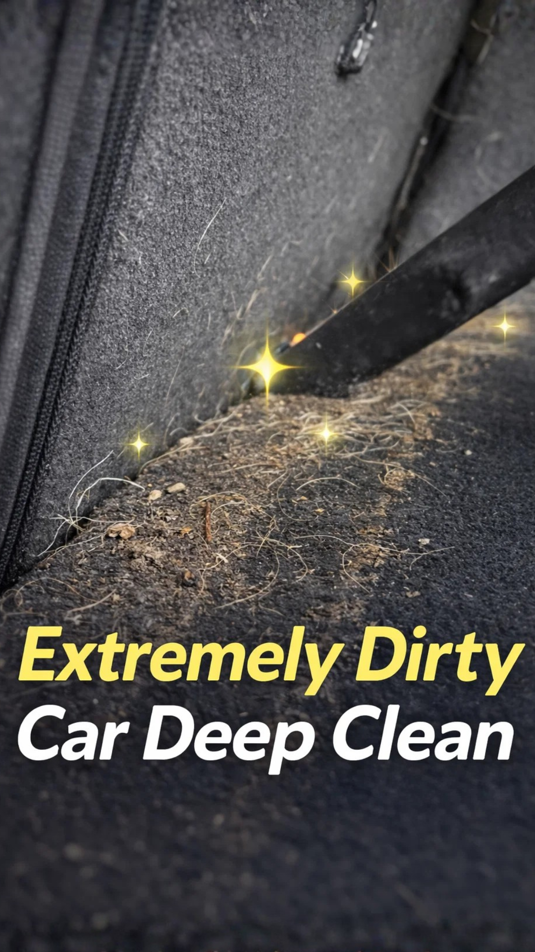 Extremely dirty car deep clean satisfying transformation