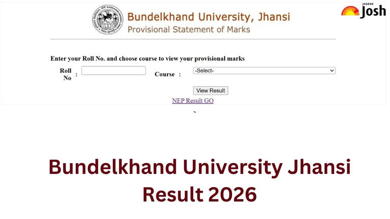 BU Jhansi result 2026 out at bujhansi.ac.in: Direct link to download ...