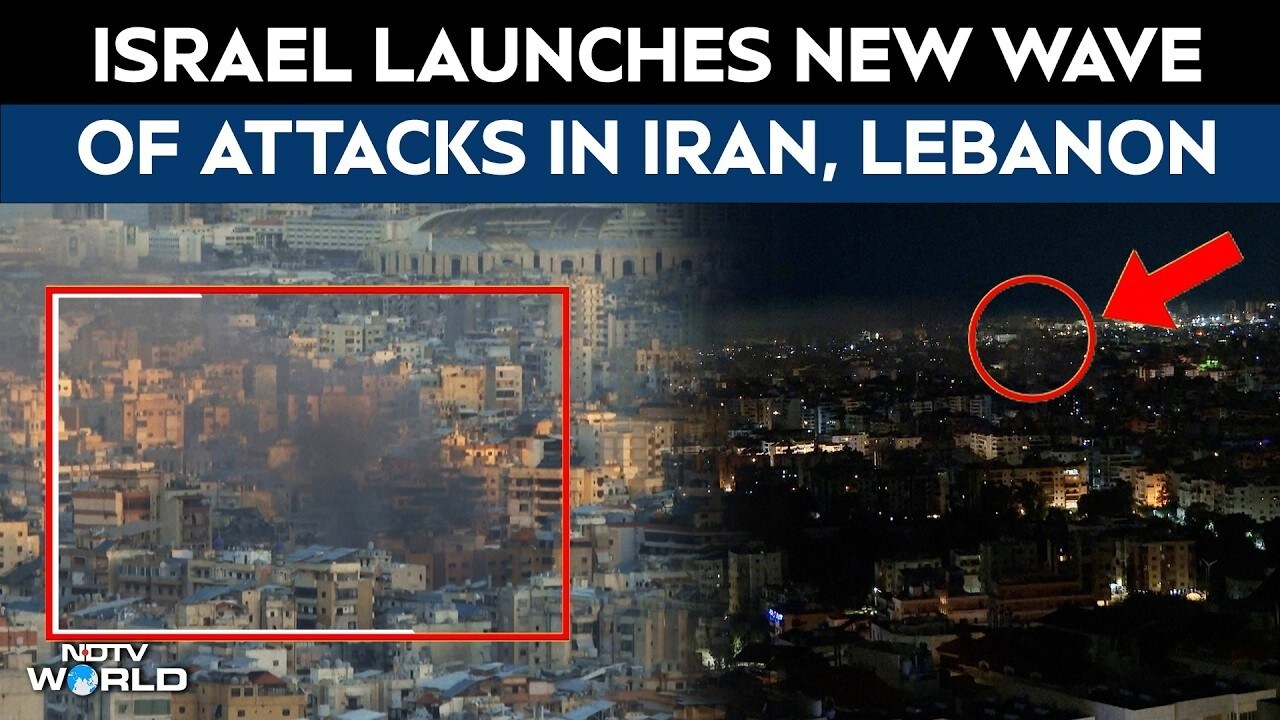 Israel launches new wave of attacks in Iran; central Beirut bombed