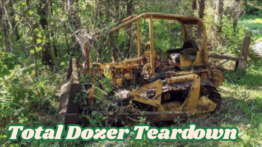 Cat D4-7U dozer rebuild part 1: complete teardown