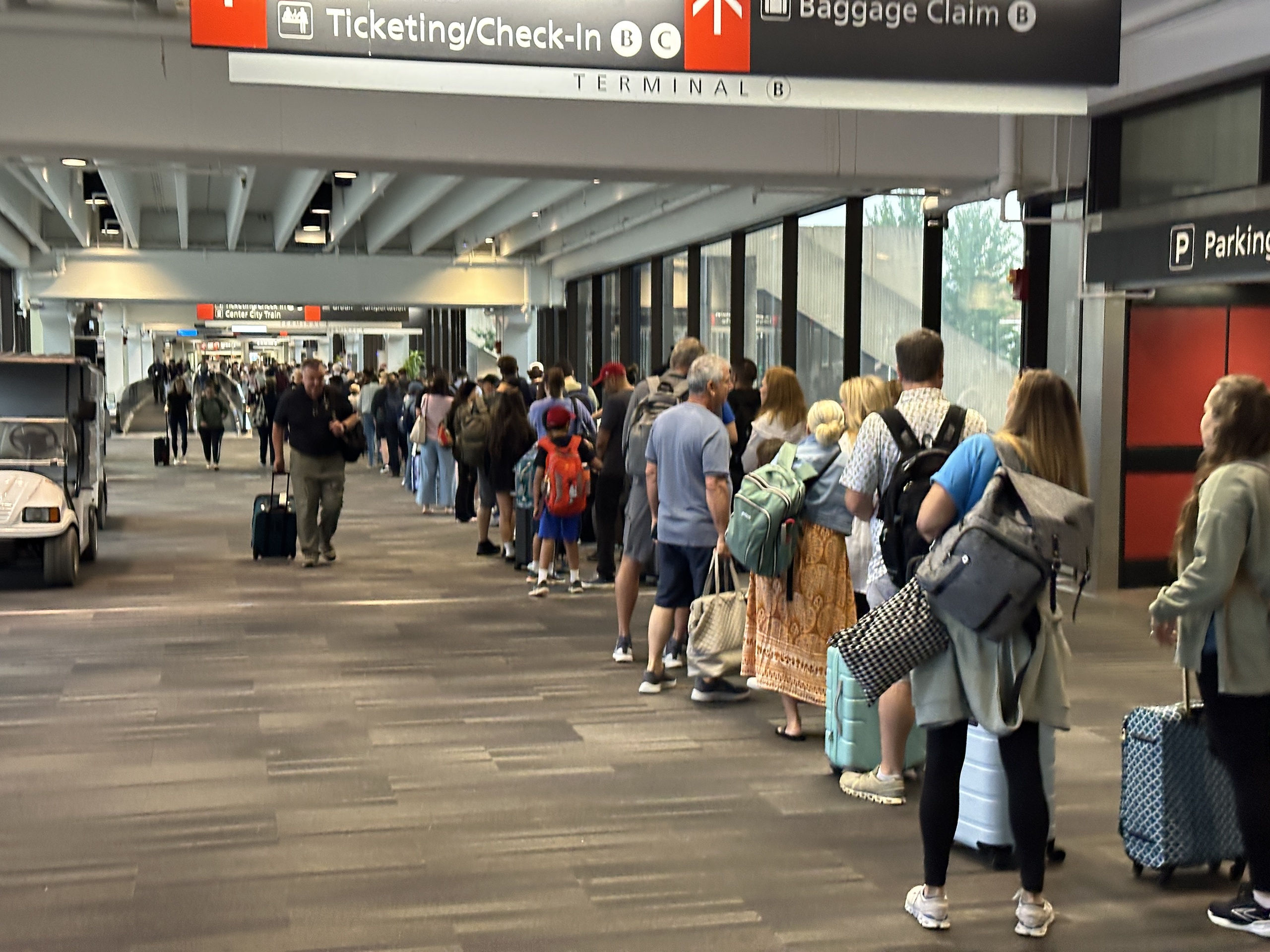 Nightmare TSA lines hit US airports as wait times reach up to three hours