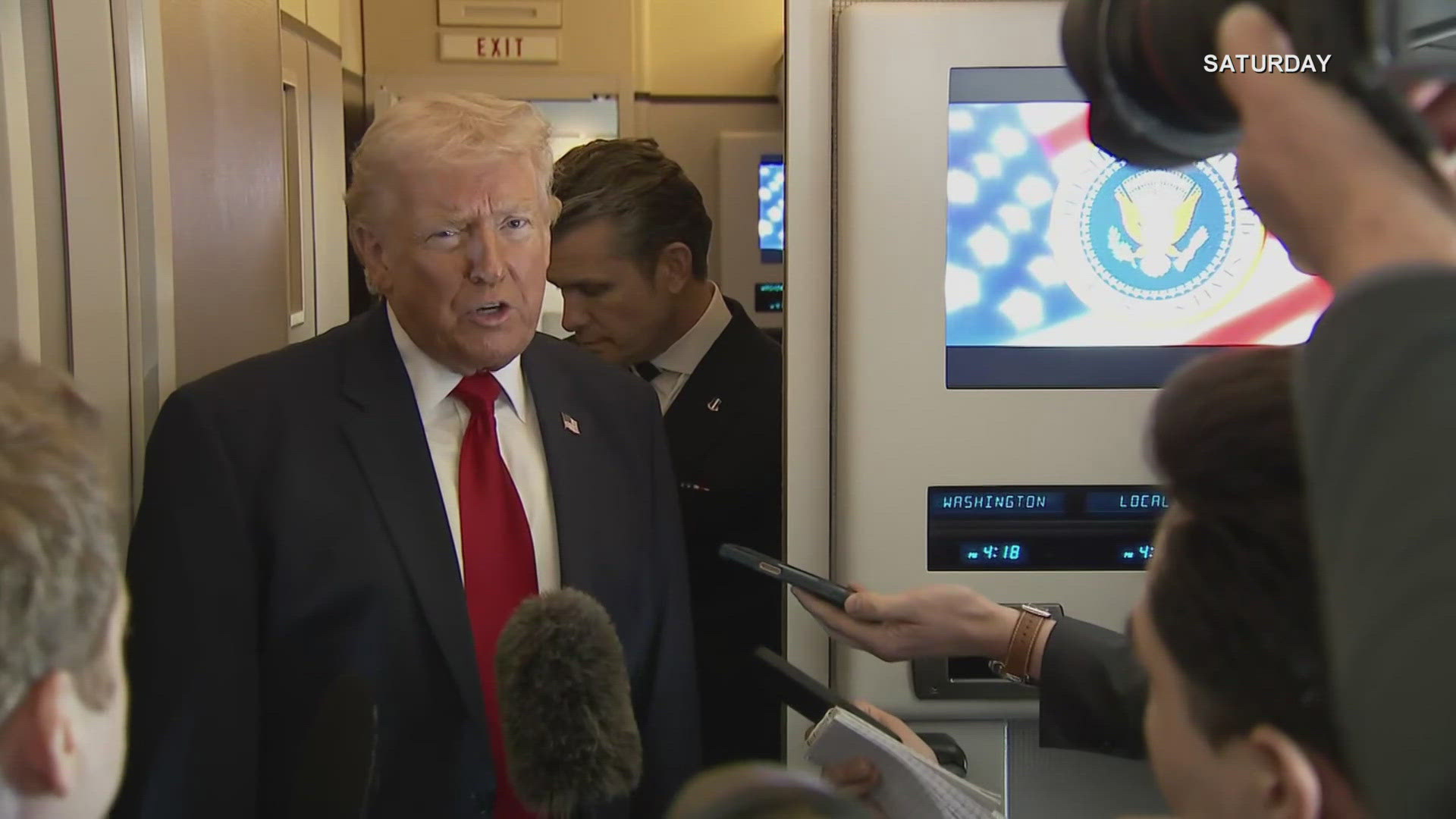 Trump not ruling out sending troops to Iran as country names new ...