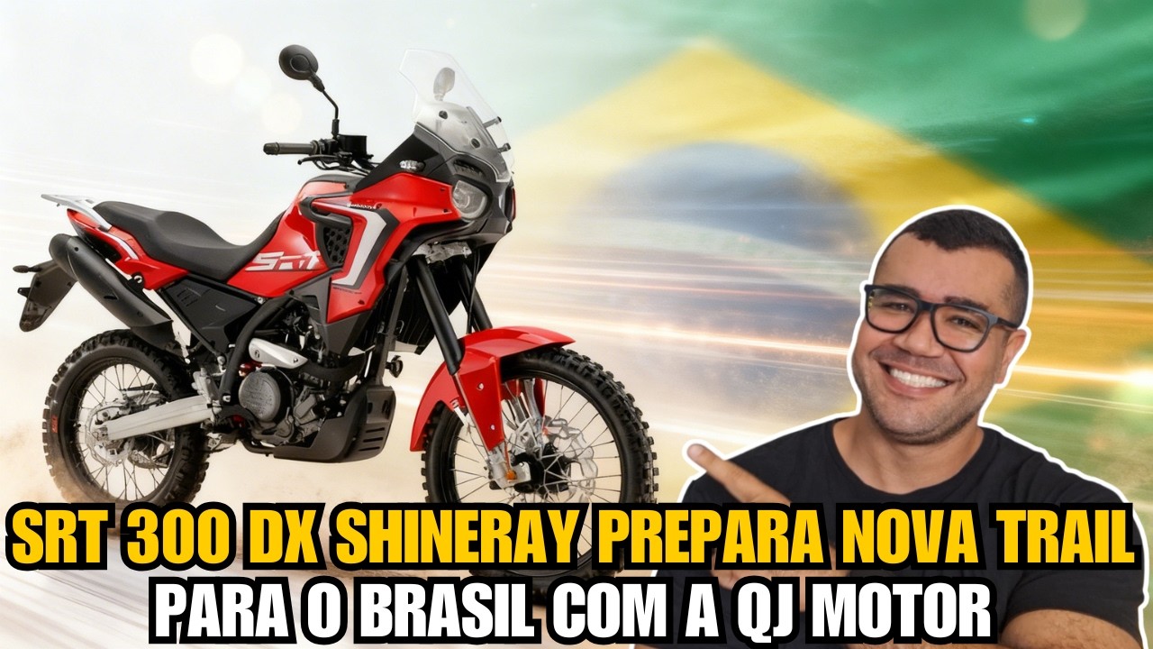 SRT 300 DX Shineray prepara nova trail para o Brasil com a QJ Motor