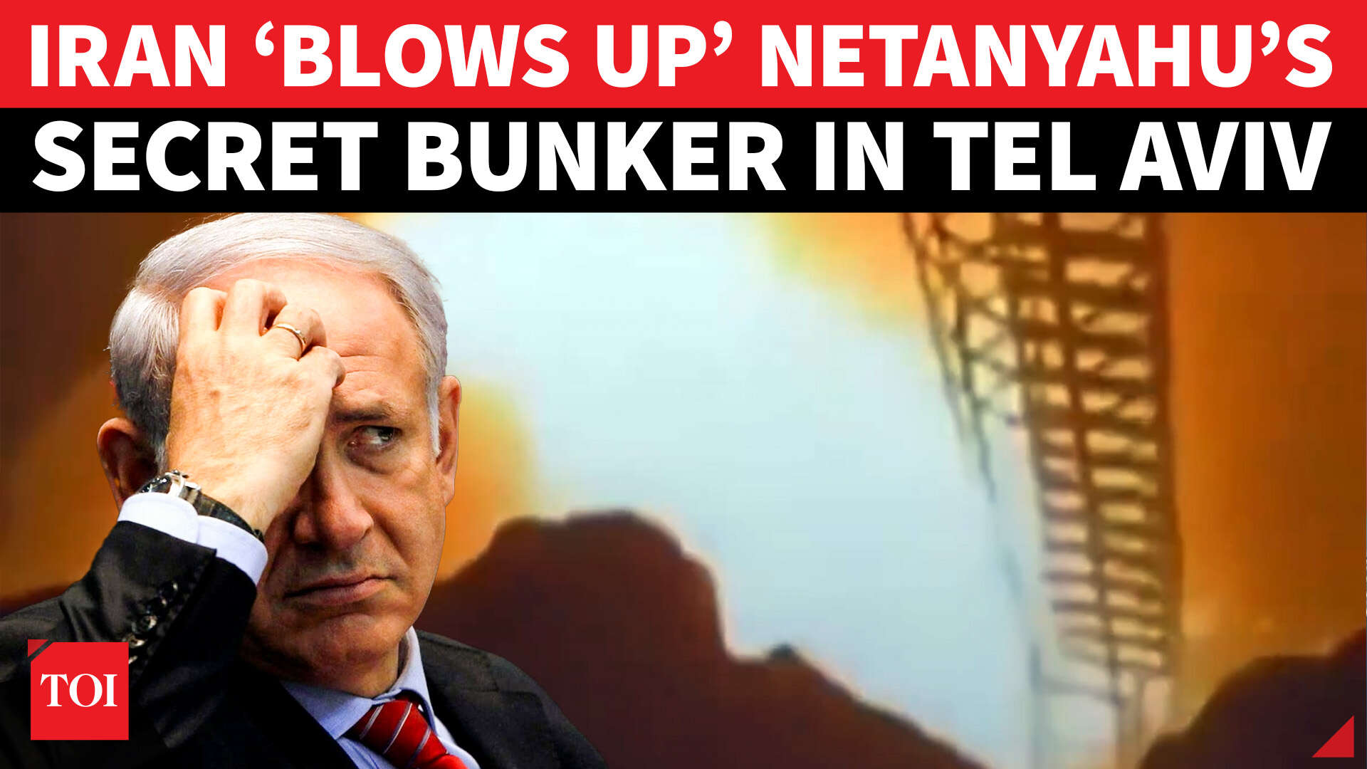 Powerful Iranian Missile Hits Israeli Leaders' Underground Shelter ...