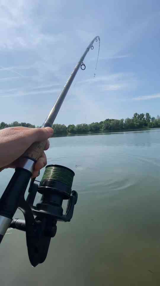 Fishing success moments on the water