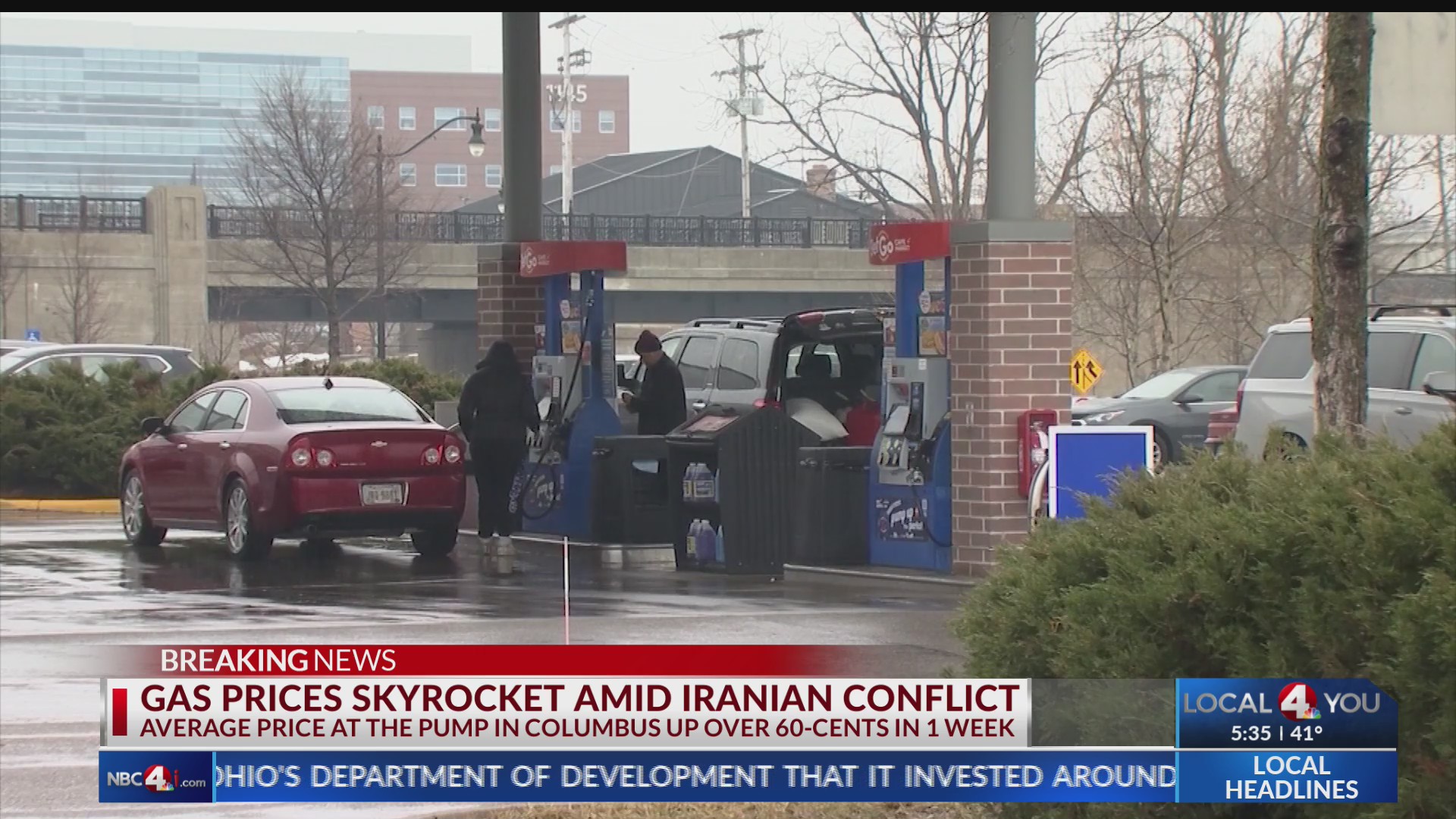 Columbus gas prices surge amid conflict in Iran