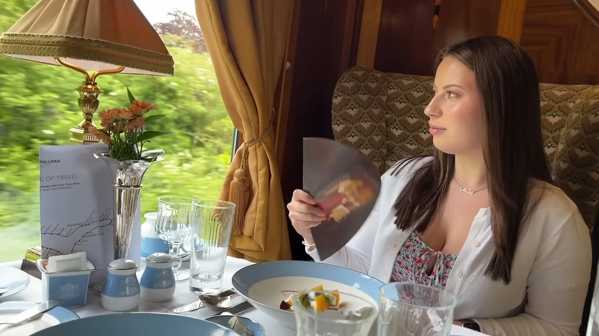 The luxury train once used by royalty now serves champagne and Michelin ...