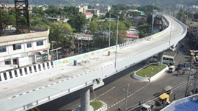 Assam's longest flyover connecting Dighalipukhuri and Noonmati to open ...