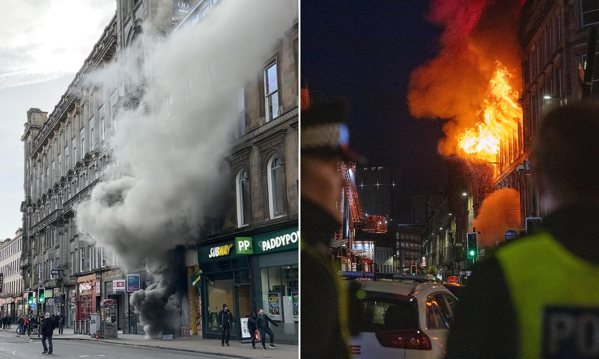 Vape shop fire that burned building next to Glasgow Central station ...