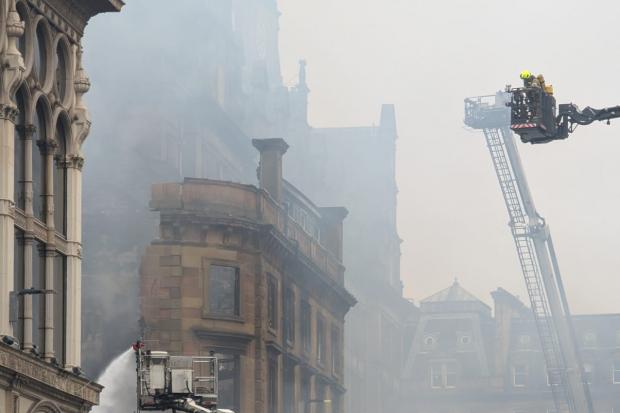 Devastating images show aftermath of vape shop fire near Glasgow ...