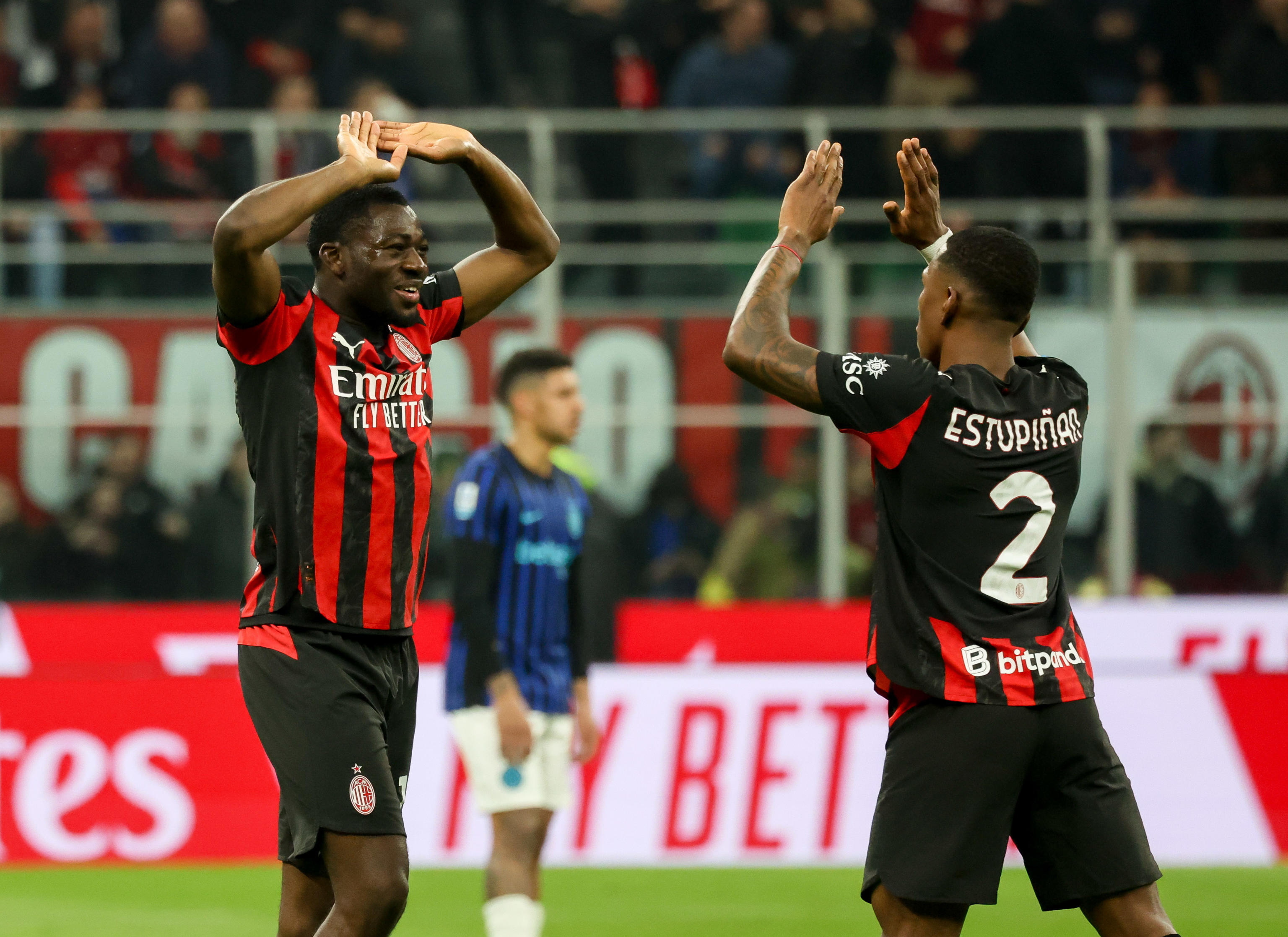 Soccer: Milan cut Inter's lead to seven points with derby win