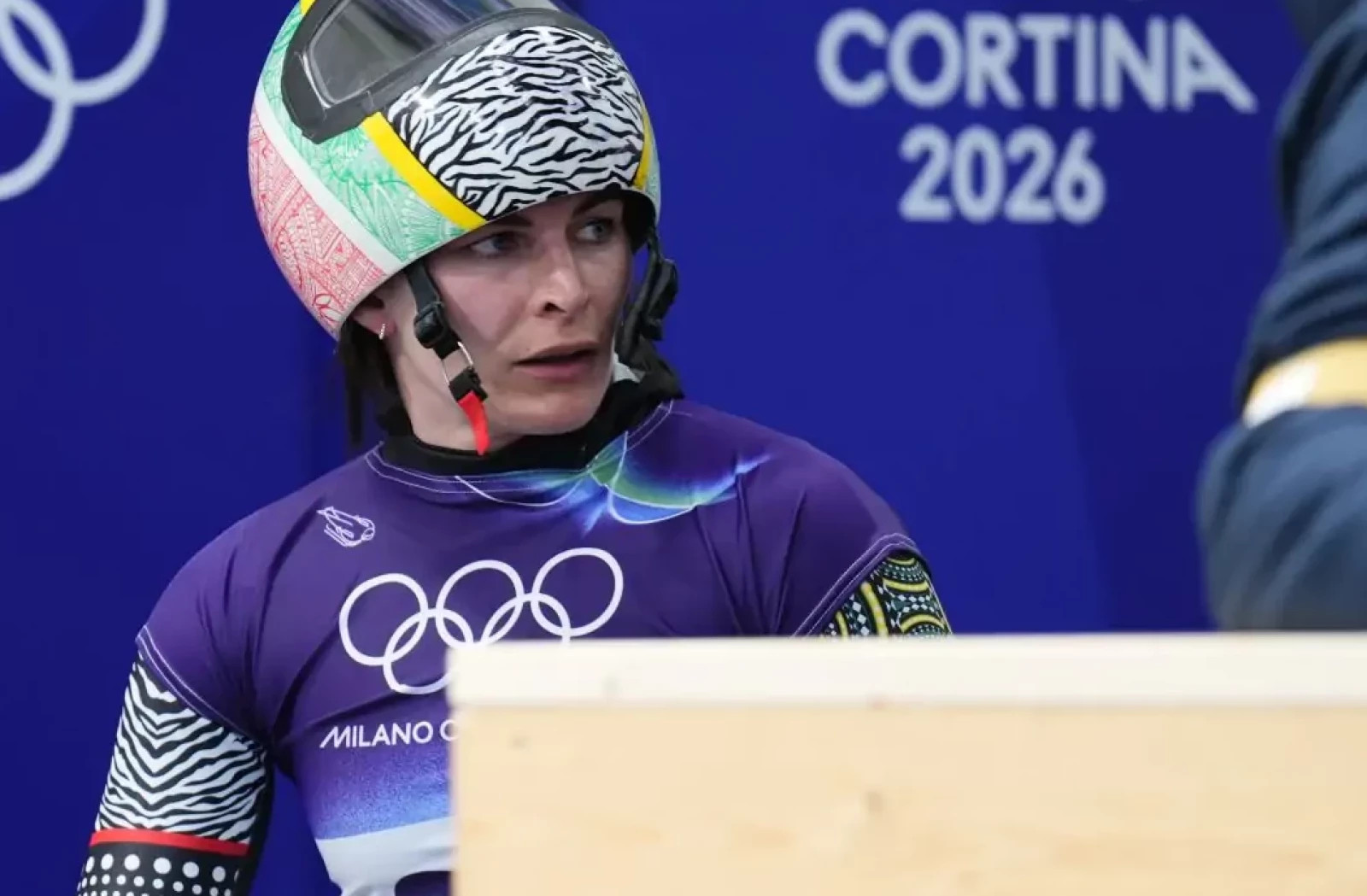 Nicole Burger breaks ice for SA in historic Olympic skeleton debut
