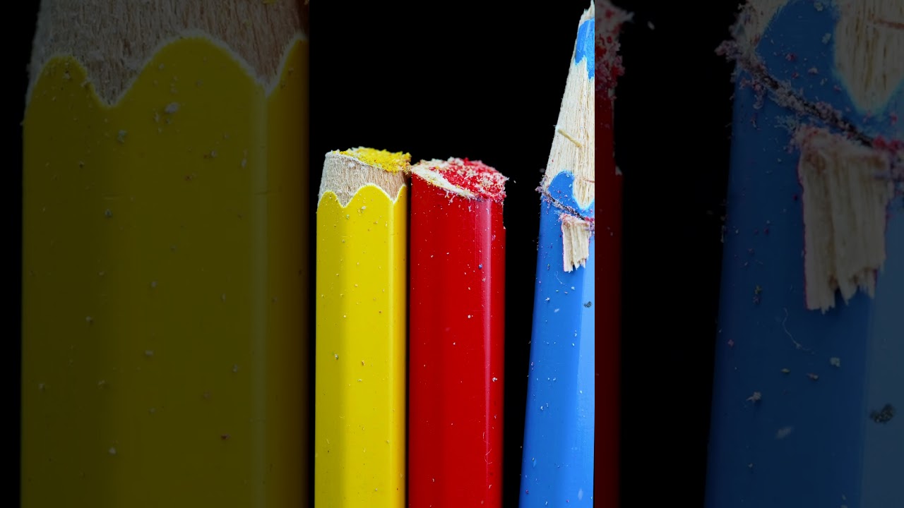 Pencils vs wired saw #closeup