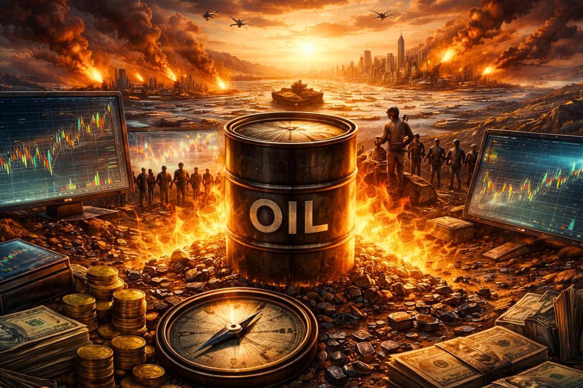 Oil prices surge past $100 a barrel as Dow futures crash 900 points ...