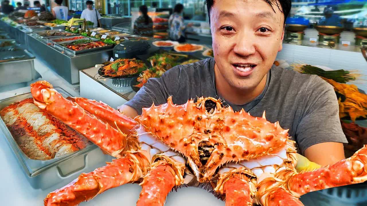 Bangkok buffet loaded with king crab and grilled steak