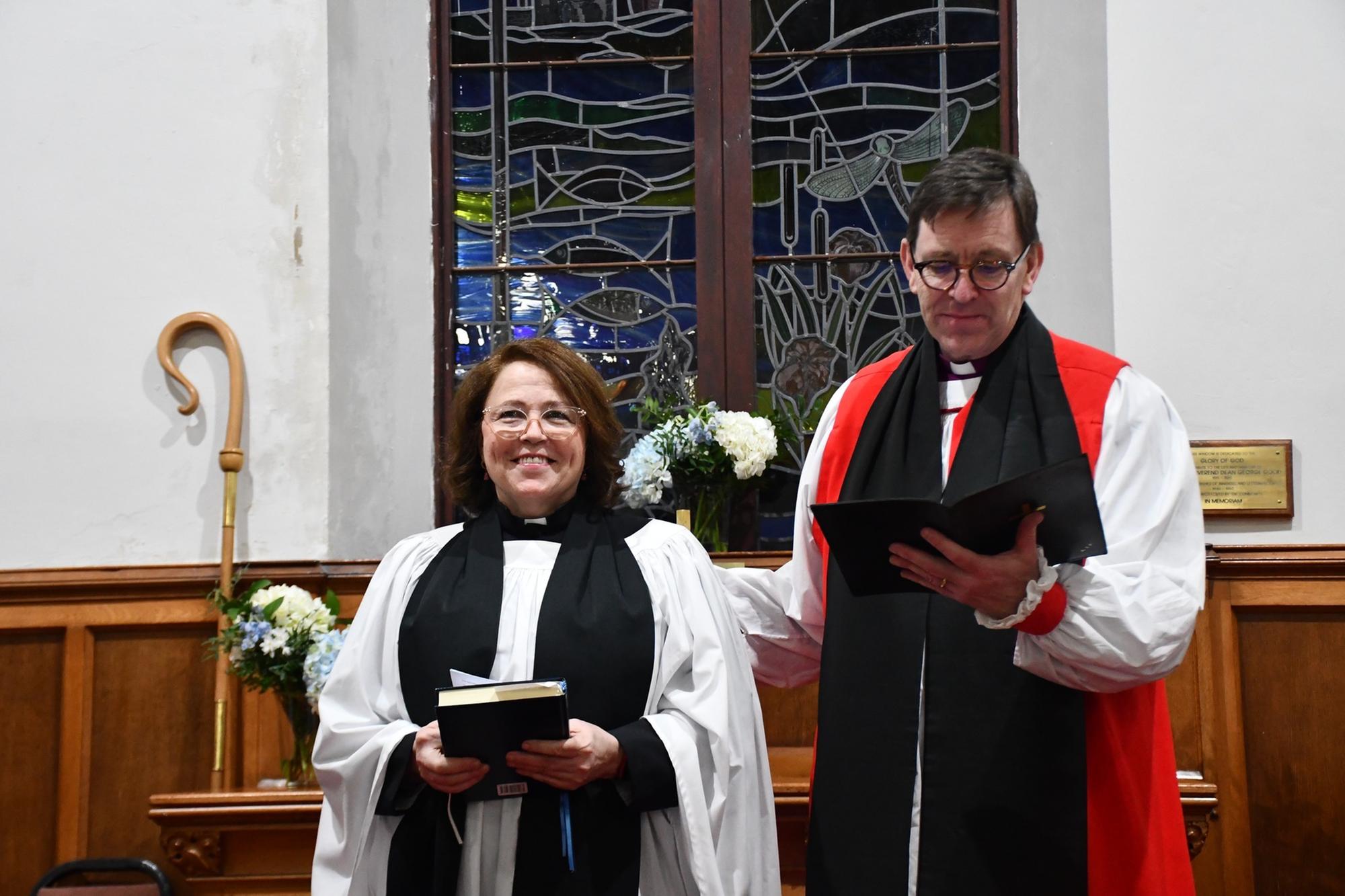 Rev. Janet Broderick, sister of Hollywood actor Matthew Broderick ...