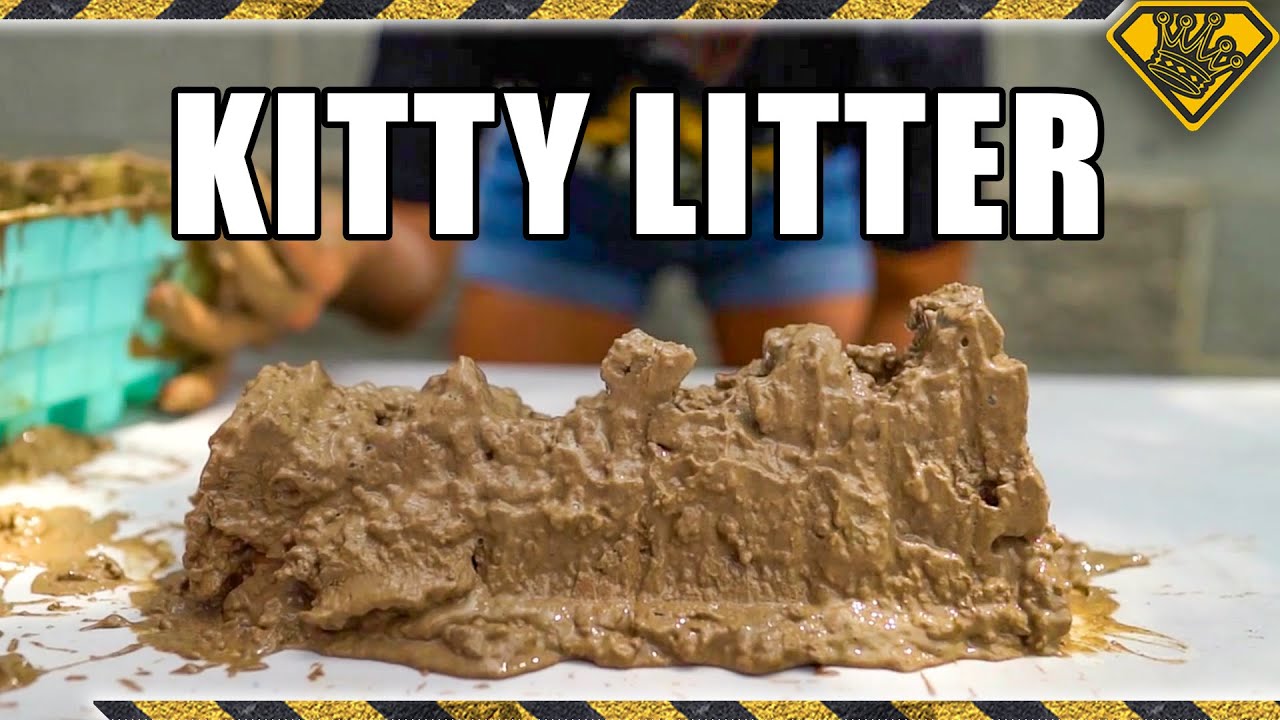 100 pounds of kitty litter put to the ultimate absorbency test