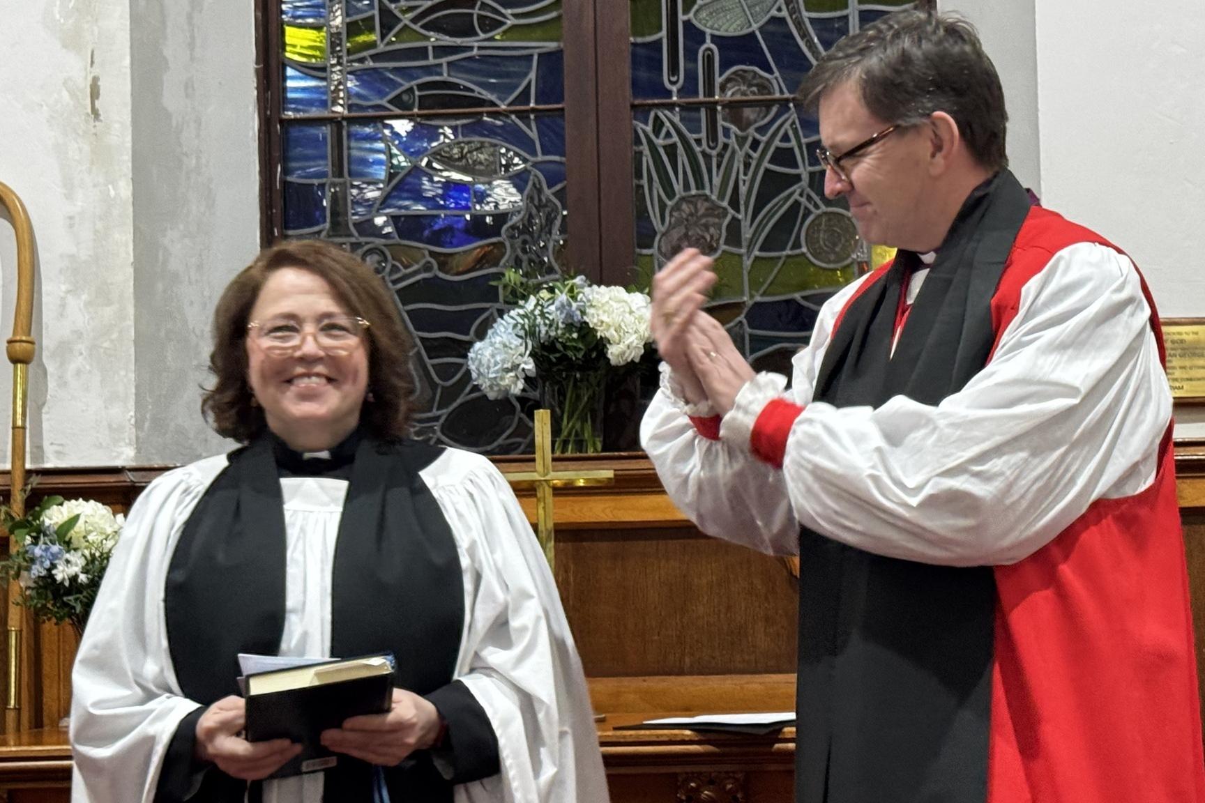 Rev. Janet Broderick, sister of Hollywood actor Matthew Broderick ...