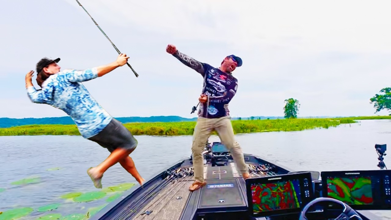 Expert fishing partners catch multiple trophy bass on lake