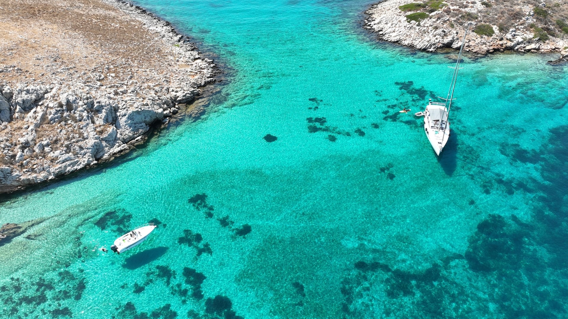 Forget Santorini, this tiny Greek island with turquoise coves is one of ...