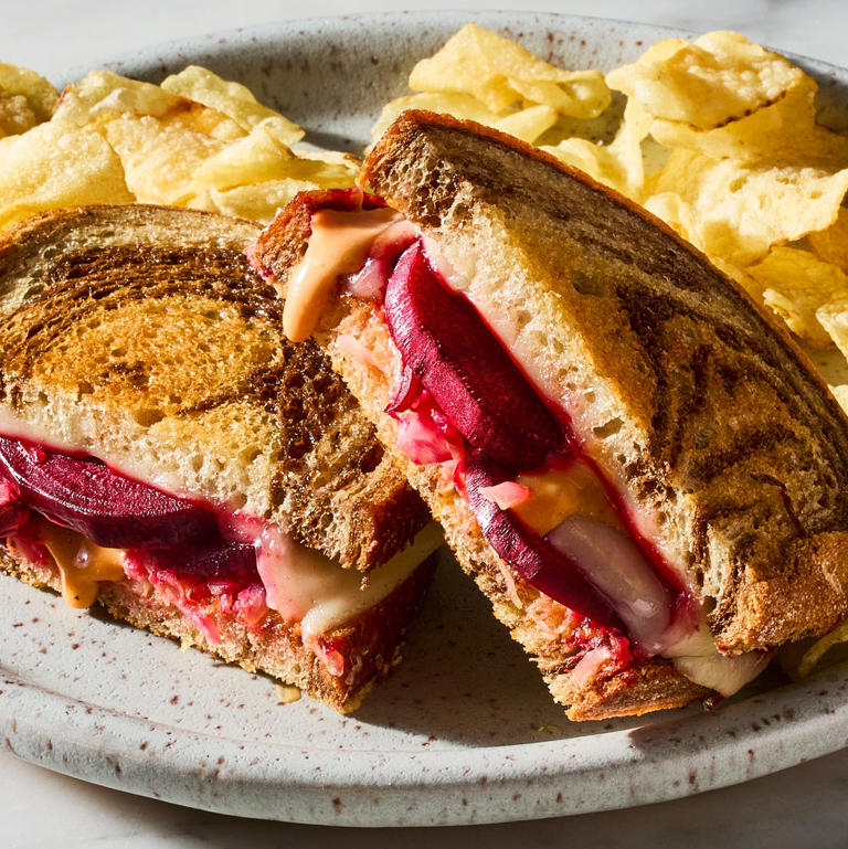 My beet Reuben sandwich is a must-make for St. Patrick's Day